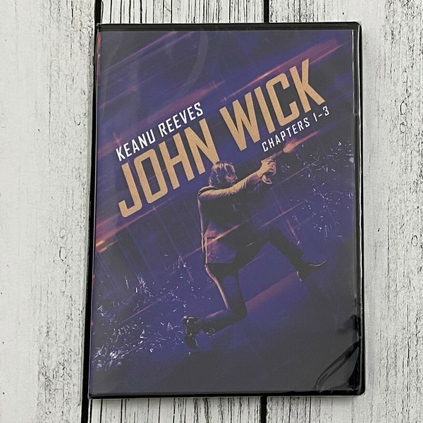John Wick 3-Movie Collection Trilogy Chapter 1-3 New Sealed Keanu ...