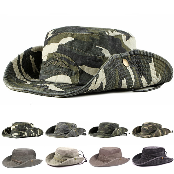 Fishing Bucket Men Safari Summer String Hat Cap | Wish