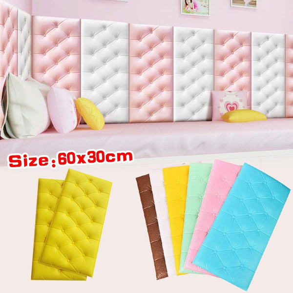 New Fashion 3D Wall Stickers Wallpaper Self-Adhesive Thicken Tatami ...
