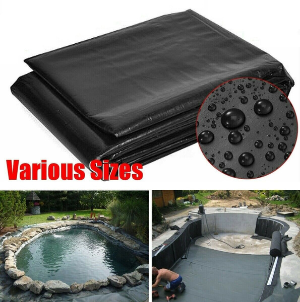 Garden Fish Pond Liners Liner Pool HDPE Membrane Reinforced Landscaping ...