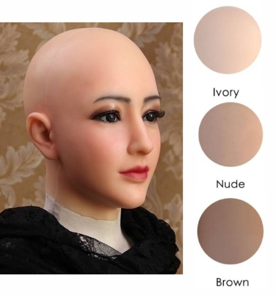 Cosplay Mask Female Human Face Silicone Mask Latex Masks for Masquerade ...