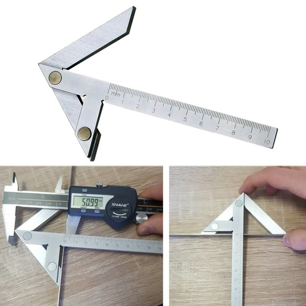 Centering Square Gauging Protractor Angle Ruler Center Gauge Round Bar ...