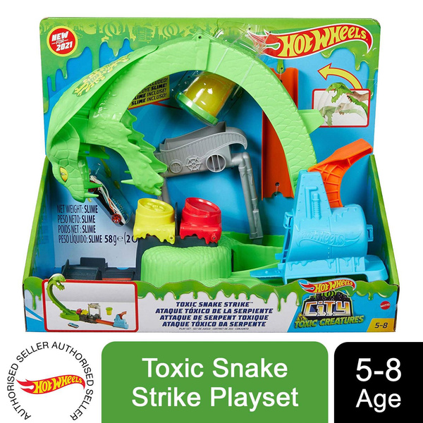 Hot Wheels Toxic Snake Strike Playset | Wish