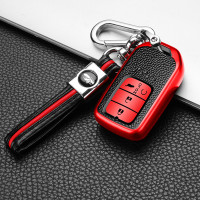 For Honda Key Fob Cover Premium Soft TPU Leather 360 Degree Protection ...