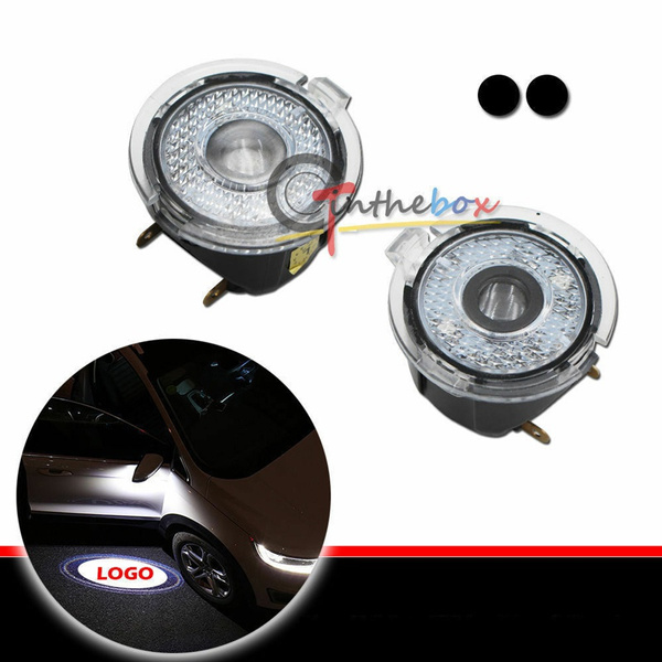 2PCS Side Mirror Puddle Laser Shadow Logo Laser Light For 14-18 Ford ...