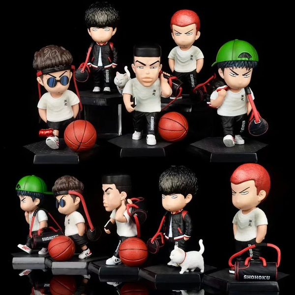 Slam Dunk Shohoku Hanamichi Sakuragi Rukawa Kaede Mitsui Hisashi Miyagi ...