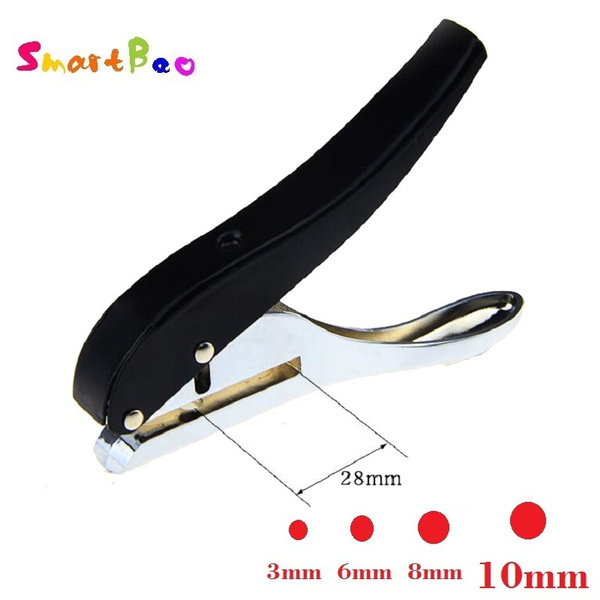 3mm/6mm/8mm/10mm Circle Hole Punch Paper Punch Hand-held Round Single ...
