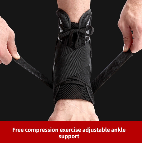 Basketball compression sports ankle guard sprain protection breathable ...