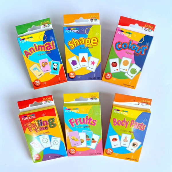 Children Baby English Learning Word Card Pocket Flash Learning ...