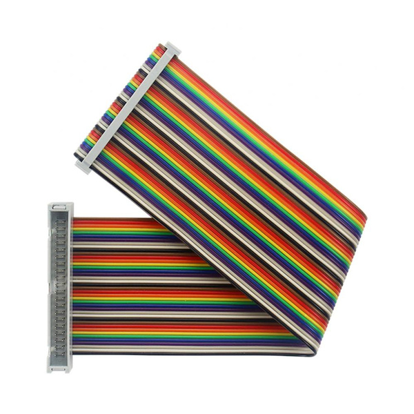 Male to Female GPIO Ribbon Cable 40pin 8inch Breadboard Jumper Wires ...