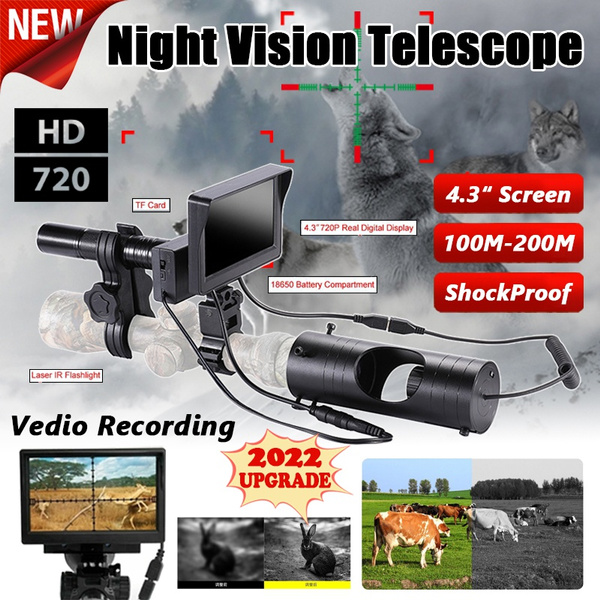 2022 Newest Night Vision Infrared Rifle Scope Hunting Sight Advanced ...