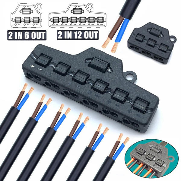 Push Buckle Terminal Block Wire Connector Led Connector Quick Terminal Strip Splitter Wish