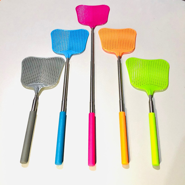 1PCS Fly Swatters Telescopic Extendable Prevent Pest Mosquito Tool ...