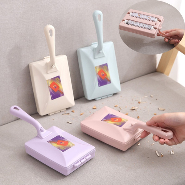 Handheld Carpet Table Sweeper Crumb Fur Brush Cleaner Collector Roller ...