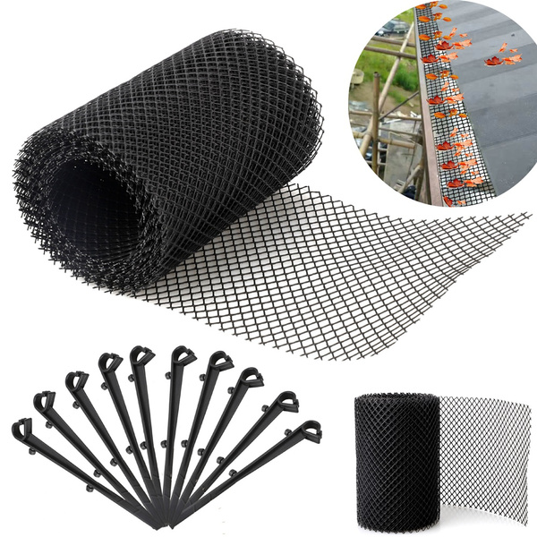 Gutter Guard Roof Net Sink Net Garden Net Black Gutter Mesh Debris ...
