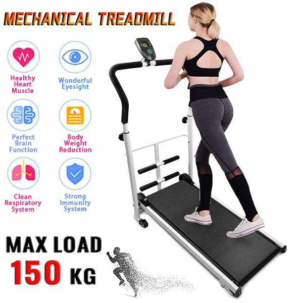 Newest Pure Mechanical Treadmill Adjustable Running-sit-ups-twist Waist ...