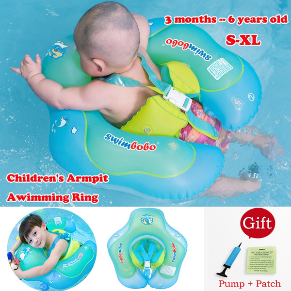 Baby Swimming Ring Inflatable Infant Floating Kids Float Swim Pool ...