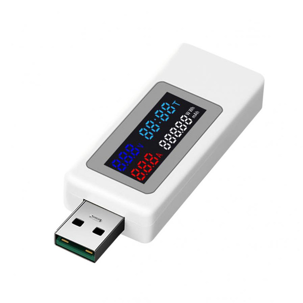 USB Power Meter Tester Power Detector Voltage Charger Capacity Tester ...