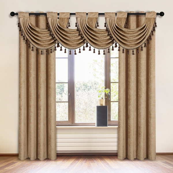 1 panel cortain cloth or Valance Double-Sided Chenille Curtains for ...