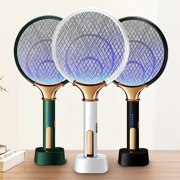 Insect Racket Killer With UV Lamp Electric Flying Mosquito Bug Swatter ...
