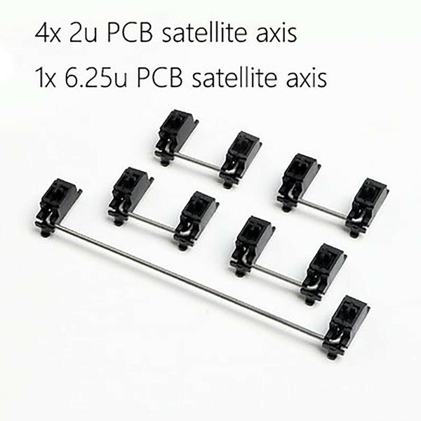 Pcb Satellite Axis For Mechanical Keyboard Oem Plate Mounted Black 6 ...