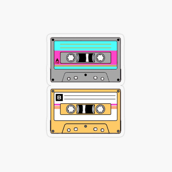 80-'s Casse-tte De 4pcs/lot Color Funny Laptop Sticker For Trunk ...