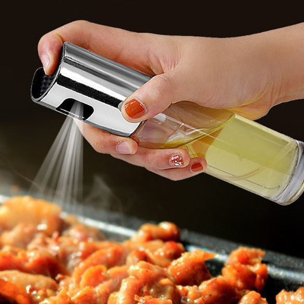 BBQ Barbecue Spray Glass Oiler Household Oil Bottle Kitchen Utensils ...