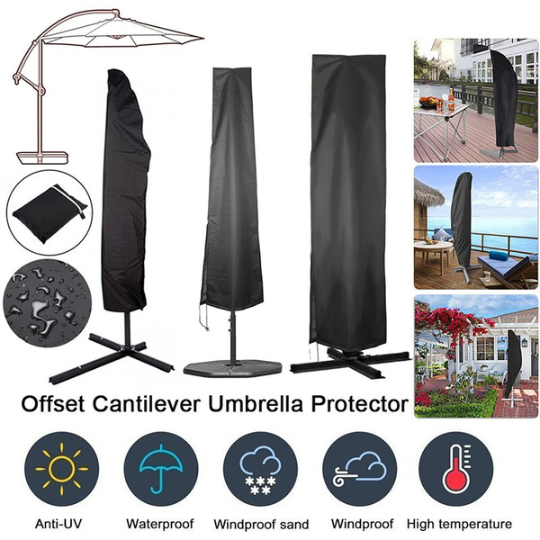 Parasol Umbrella Cover Waterproof Cantilever Shield Durable For Outdoor ...