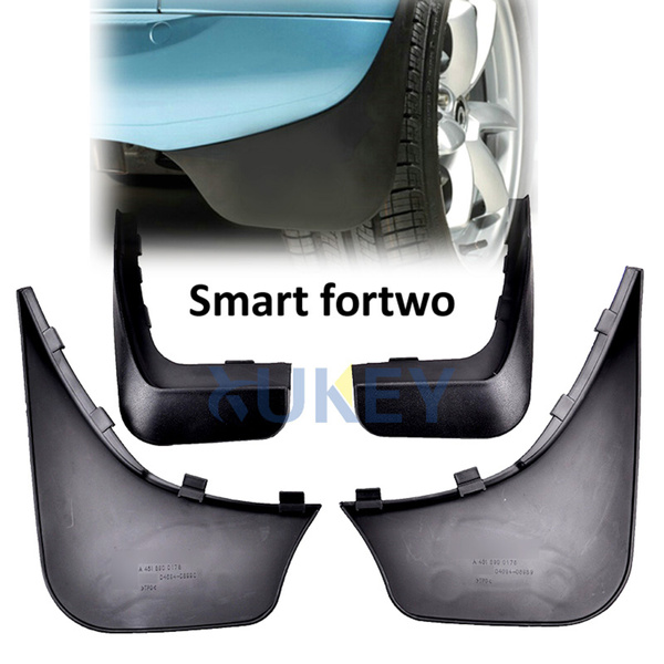 4Pcs Front Rear Mud Flaps Splash Guards Fender Mudguards for Smart ...