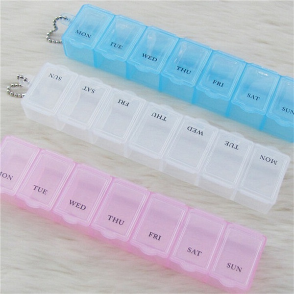 1pcs 7 Day and night Pill Box Medicine Tablet Dispenser Organizer ...