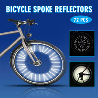 New 72pcs Bicycle Spoke Reflectors High Intensity Reflection for MTB ...