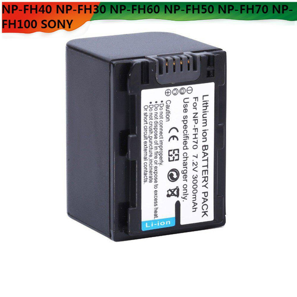 🔥2200mAh NP-FH70 Replacement Camera Battery For Sony NP-FH50 NP-FH100 ...