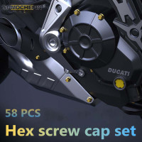 Plastic Decal Motorcycle Screw Cover Motocross Nut Cap Nut Moto Body ...