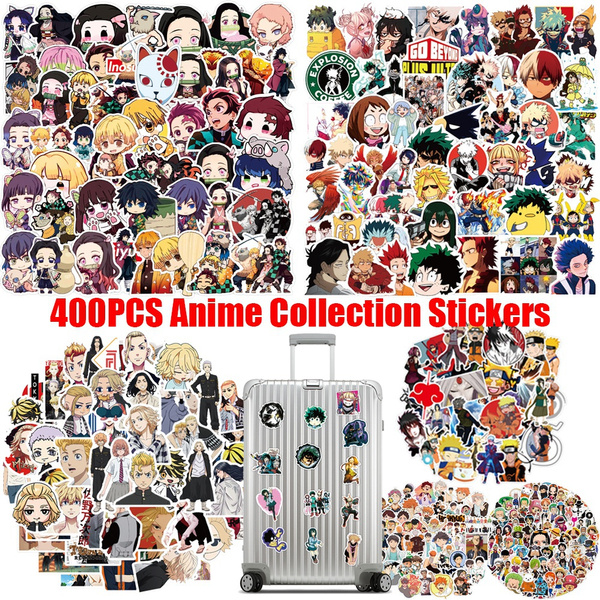 400pcs Anime Tokyo Revengers Stickers Demon Slayer Stickers My Hero ...