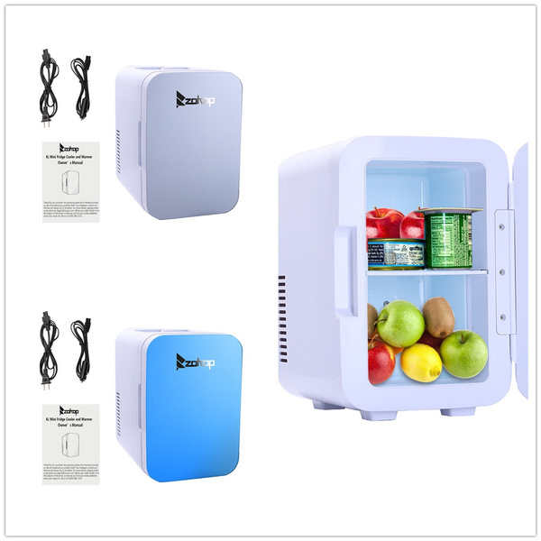 Electric Mini Portable Fridge Cooler & Warmer (6 Liter / 0.21 Cuft / 8 ...