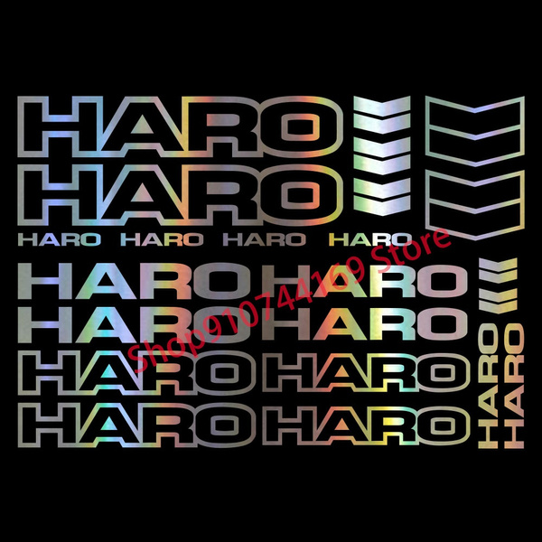 for HARO Die-cut Decal Sticker sheet (cycling, mtb, bmx, bike, frame ...