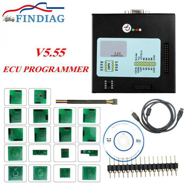 XPROG V5.55 ECU Diagnostic Tool Programming Interface Black Metal Box ECU Programmer Full ...