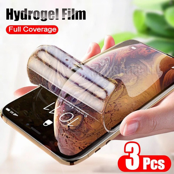 3PCS screen protector hydrogel film suitable for iphone 12 12Pro 12pro ...