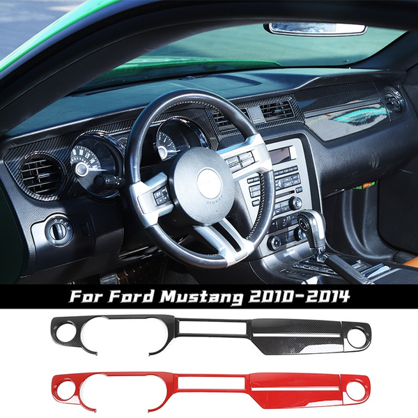 Car Interior Central Control Cover Kit for Ford Mustang 2010-2014 ...