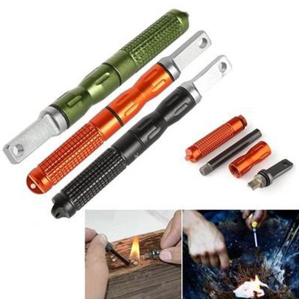 Military grade waterproof outdoor Flint fire stick equipment lifesaving ...