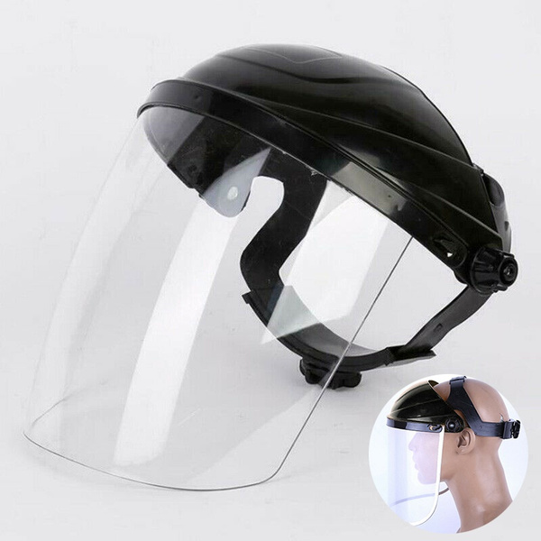 Fashion Adjustable Clear Face Visor Mask Face Shield Safety Workwear ...
