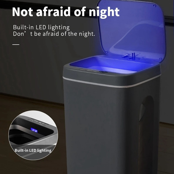 12/14/16L Smart Induction Trash Can Automatic Dustbin Bucket Garbage ... 12/14/16L Smart Induction Trash Can Automatic Dustbin Bucket Garbage ...