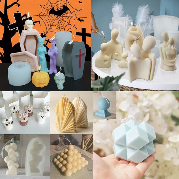 Craft Supplies & Tools Candle Molds Ornament Silicone Molds ...