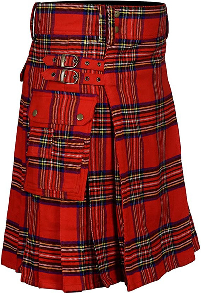 Scottish Royal Stewart Kilt For Men's 100% Tartan Kilt Scottish Kilt ...