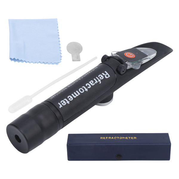 Honey Refractometer Handheld Brix Meter with Light for Honey Moisture ...