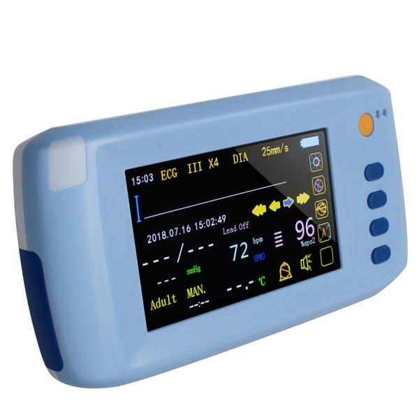 6-Parameter Handheld Vital sign Monitor Patient Monitor ECG NIBP Spo2 ...