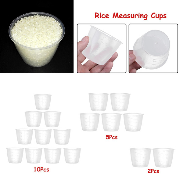 2/5/10 Pack Plastic Rice Measuring Cup Rice Cooker Measurement Tools ...