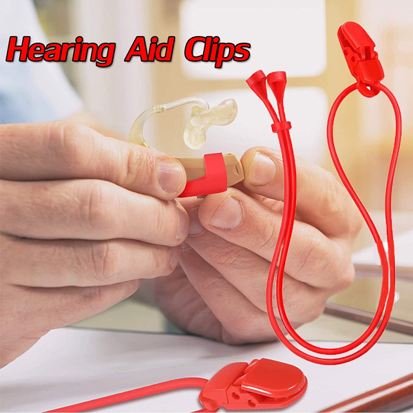 Durable Seniors Adults Anti-lost Hearing Aid Holder Adjustable Hearing ...