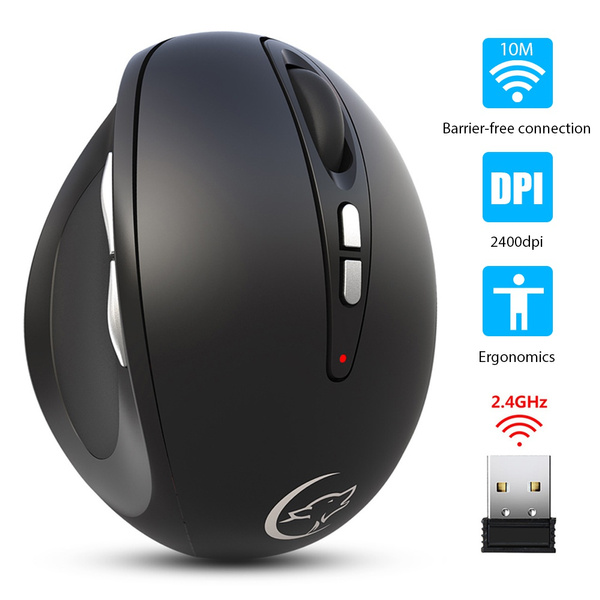 Ywyt Wireless Mouse G836 Vertical 2 4ghz 2400dpi With 7 Buttons Laptop