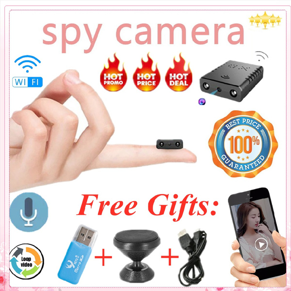 Spy Camera Wireless Hidden WiFi Mini Camera HD Portable Home Security ...